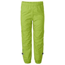 Vaude Mädchen Fahrradhose "KIDS GRODY PANTS V", grün, Gr. 134, Web, Obermaterial: 100% Polyester, Hosen, Wasserdicht, winddicht und atmungsaktiv &