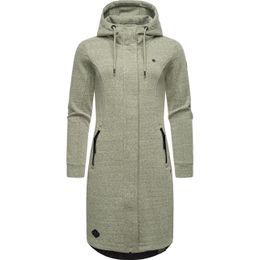 Ragwear Damen Kurzmantel "Letti Long", grün, Gr. XXXL, Fleece, Obermaterial: 54% Polyester, 41% Baumwolle, 5% Viskose, Mäntel, Übergangsjacke aus