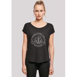 F4NT4STIC Damen T-Shirt "Harry Potter Hufflepuff Seal", schwarz, Gr. XS, Obermaterial: 100% Baumwolle, Shirts, Print