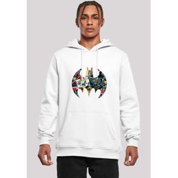 F4NT4STIC Herren Sweatshirt "DC Comics Batman Comic Book Logo", wei&szlig;, Gr. XXXL, Obermaterial: 65% Baumwolle, 35% Polyester, Sweatshirts,