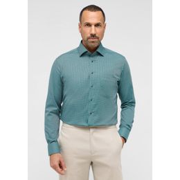 Eterna Herren Langarmhemd "MODERN FIT", gr&uuml;n, Gr. 44, 100% Baumwolle, Hemden, NON IRON (b&uuml;gelfrei)