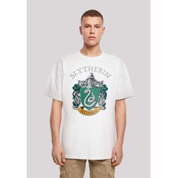 F4NT4STIC Herren T-Shirt "Harry Potter Slytherin Crest", weiß, Gr. M, Obermaterial: 100% Baumwolle, Shirts, Print
