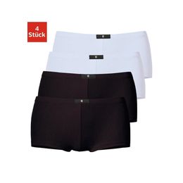 H.I.S. H.I.S Damen Panty, Gr. 52, schwarz-wei&szlig;, Jersey, Obermaterial: 95% Baumwolle, 5% Elasthan, unifarben, Unterhosen, aus elastischer Baumwoll-Qualit&auml;t