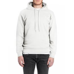 Replay Herren Kapuzensweatshirt, wei&szlig;, Gr. XXL, unifarben, Sweatware, Obermaterial: 80% Baumwolle, 20% Polyester, Sweatshirts