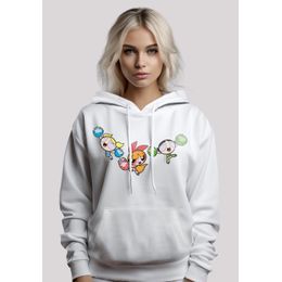 F4NT4STIC Damen Kapuzenpullover "Powerpuff Girls Cheerleaders", wei&szlig;, Gr. XL, Obermaterial: 65% Baumwolle, 35% Polyester, Pullover, Premium Qualit&auml;t