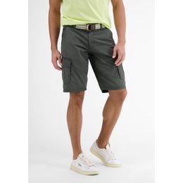 Lerros Herren Bermudas "Lerros Cargo Bermuda, unifarben", grün, Gr. 30, 100% Baumwolle, Hosen