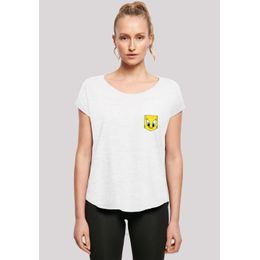 F4NT4STIC Damen T-Shirt "Looney Tunes Tweety Pie Face Faux Pocket", wei&szlig;, Gr. S, Obermaterial: 100% Baumwolle, Shirts, Print