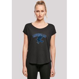 F4NT4STIC Damen T-Shirt "Harry Potter Ravenclaw Sport Emblem", schwarz, Gr. XS, Obermaterial: 100% Baumwolle, Shirts, Print
