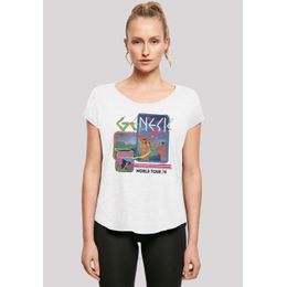 F4NT4STIC Damen T-Shirt "Genesis World Tour 78'", wei&szlig;, Gr. S, Obermaterial: 100% Baumwolle, Shirts, Print