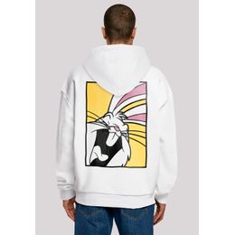 F4NT4STIC Herren Kapuzenpullover "Looney Tunes Bugs Bunny", wei&szlig;, Gr. L, Obermaterial: 100% Baumwolle, Pullover, Print