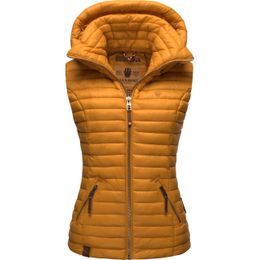 Navahoo Damen Steppweste "Shadaa", gelb, Gr. XXL, Oberstoff: 100% Nylon; Futter: 100% Polyester; Wattierung: 100% Polyester, Westen, stylische