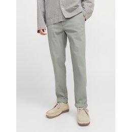 Jack & Jones JACK & JONES Herren Chinos "JPSTMARCO JJFURY ANA", gr&uuml;n, Gr. 29, unifarben, Web, Obermaterial: 98% Baumwolle, 2% Elasthan, Hosen