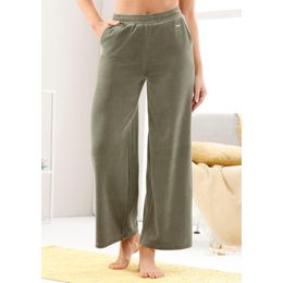 feel good Damen Jogginghose, Gr. 20, gr&uuml;n, 80% Baumwolle, 20% Polyester, unifarben, Hosen