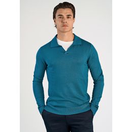 LINDBERGH Herren Poloshirt "LINDBERGH Strickpullover", gr&uuml;n, Gr. XXL, Obermaterial: 80% Viskose, 20% Nylon, Shirts