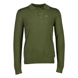LINDBERGH Herren Poloshirt "LINDBERGH Strickpullover", grün, Gr. L, Obermaterial: 80% Viskose, 20% Nylon, Shirts