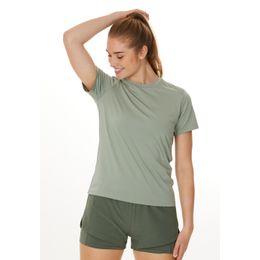 Endurance Damen Funktionsshirt "Chalina", gr&uuml;n, Gr. 40, unifarben, 47% Polyester, 47% Polyester, 6% Elasthan, Shirts, mit atmungsaktiver Funktion