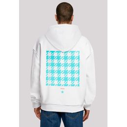 F4NT4STIC Herren Kapuzenpullover "Hahnentritt Negativ", wei&szlig;, Gr. L, Obermaterial: 100% Baumwolle, Pullover, Print
