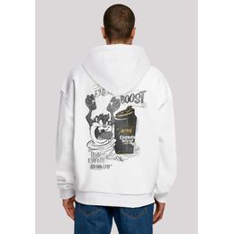 F4NT4STIC Herren Kapuzenpullover "Looney Tunes Taz Energy Boost", wei&szlig;, Gr. M, Obermaterial: 100% Baumwolle, Pullover, Print