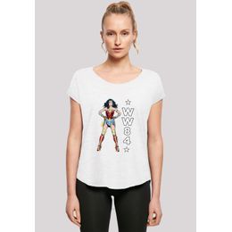 F4NT4STIC Damen T-Shirt "DC Comics Wonder Woman 84 Standing", wei&szlig;, Gr. XXL, Obermaterial: 100% Baumwolle, Shirts, Damen,Premium
