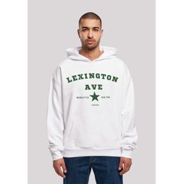 F4NT4STIC Herren Kapuzenpullover "Lexington Ave OVERSIZE HOODIE", wei&szlig;, Gr. S, Obermaterial: 100% Baumwolle, Pullover, Print