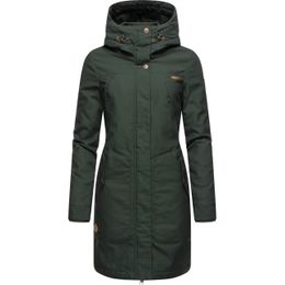 Ragwear Damen Wintermantel "Jannisa", gr&uuml;n, Gr. M, Au&szlig;enmaterial: 65% Polyester, 35% Baumwolle; Innenfutter: 100% Polyester; Wattierung: 100%