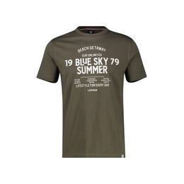 Lerros Damen T-Shirt "Lerros Herren T-Shirt mit Brustprint", gr&uuml;n, Gr. L, 100% Baumwolle, Shirts