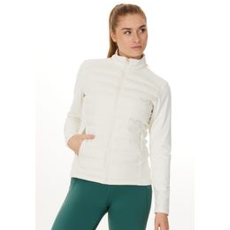 Endurance Damen Laufjacke "Reitta", weiß, Gr. 48, unifarben, 100% Polyester, Jacken, mit wärmenden Stepp-Einsätzen
