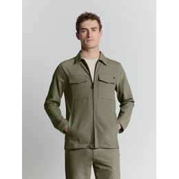 NO EXCESS Herren Langarmhemd "NO EXCESS Sedoc overshirt", grün, Gr. XXL, 88% Polyamid, 12% Elasthan, Hemden