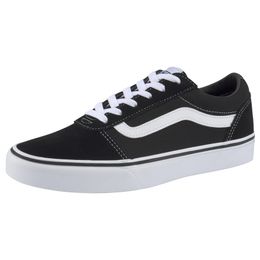 Vans Damen Sneaker "Ward", Gr. 36, schwarz-wei&szlig;, Leder, Textil, Schuhe