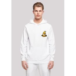 F4NT4STIC Herren Kapuzenpullover "Rubber Duck Wizard HOODIE UNISEX", wei&szlig;, Gr. XL, Obermaterial: 50% Baumwolle, 50% Polyester, Pullover, Print
