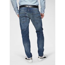 G-Star Raw G-STAR Herren Slim-fit-Jeans "D-Staq 3D Slim Fit", blau, Gr. 30, Abriebeffekte, Denim/Jeans, Obermaterial: 91% Baumwolle, 8% Elastomultiester, 1%