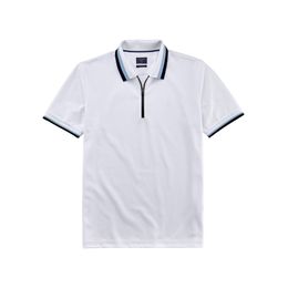 OLYMP Herren Poloshirt "OLYMP Wirk Casual", weiß, Gr. XXL, Jersey, Obermaterial: 51% Baumwolle, 49% Polyester, Shirts