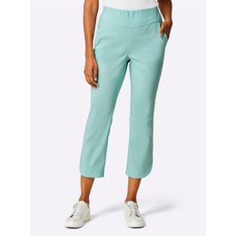 Stehmann Damen 7/8-Hose, grün, Gr. 36, unifarben, 76% Lyocell, 19% Polyamid, 5% Elasthan, Hosen