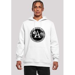 F4NT4STIC Herren Kapuzenpullover "Spaceone Logo", wei&szlig;, Gr. 4XL, Obermaterial: 65% Baumwolle, 35% Polyester, Pullover, Print