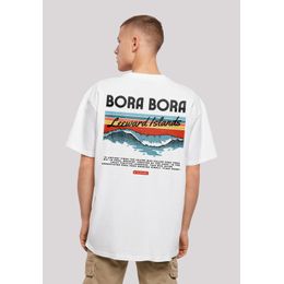 F4NT4STIC Herren T-Shirt "Bora Bora Leewards Island", wei&szlig;, Gr. S, Obermaterial: 100% Baumwolle, Shirts, Print