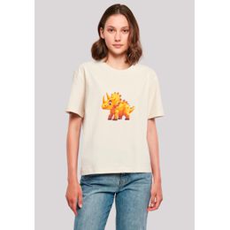 F4NT4STIC Damen T-Shirt "S&uuml;&szlig;er Triceratops Dinosaurier", wei&szlig;, Gr. XS, Obermaterial: 100% Baumwolle, Shirts, Premium Qualit&auml;t