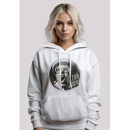 F4NT4STIC Damen Kapuzenpullover "Elton John Vintage Circle", wei&szlig;, Gr. L, Obermaterial: 65% Baumwolle, 35% Polyester, Pullover, Premium Qualit&auml;t