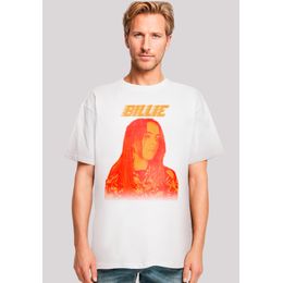 F4NT4STIC Herren T-Shirt "Billie Eilish Portrait", wei&szlig;, Gr. XL, Obermaterial: 100% Baumwolle, Shirts, Premium Qualit&auml;t