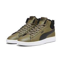 Puma Damen Sneaker "Smash 3.0 Mid WTR Sneakers Erwachsene", Gr. 40, gr&uuml;n, Obermaterial: Synthetik, Leder; Futter: Textil; Innensohle: Textil;