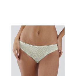 Lascana Damen Slip "Chiara", Gr. 36, gr&uuml;n, Mesh, Obermaterial: 85% Polyamid, 15% Elasthan, Unterhosen, mit graphischem Netz-Muster