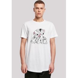 F4NT4STIC Herren T-Shirt "101 Dalmatians Puppy Love", weiß, Gr. M, Obermaterial: 100% Baumwolle, Shirts, Print