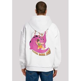F4NT4STIC Herren Kapuzenpullover "Yabba Dabba Doo Familie Feuerstein", wei&szlig;, Gr. XXL, Obermaterial: 100% Baumwolle, Pullover, Print
