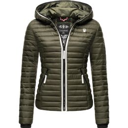 Navahoo Damen Steppjacke "Kimuk Prc", grün, Gr. S, Oberstoff: 100% Nylon, Futter: 100% Polyester, Wattierung: 100% Polyester, Ärmelfutter: 100%