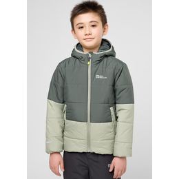 Jack Wolfskin Kinder Outdoorjacke "TWO HILLS INS JACKET K", gr&uuml;n, Gr. 152, Hauptmaterial: 100% Polyester; Kontrast: 100% Polyester; Futter: 100%