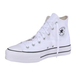 Converse Damen Sneaker "CHUCK TAYLOR ALL STAR PLATFORM CANVAS", Gr. 37,5, weiß, Textil, Schuhe