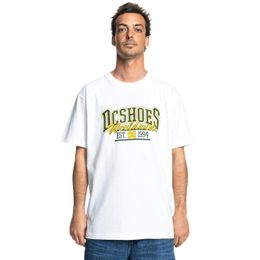 DC Shoes Herren T-Shirt "Tailgate", weiß, Gr. XS, 75% Baumwolle, 25% Baumwolle, Shirts