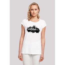 F4NT4STIC Damen T-Shirt "Cities Collection - New York skyline", wei&szlig;, Gr. XS, Obermaterial: 100% Baumwolle, Shirts, Print