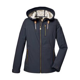 G.I.G.A. by Killtec Damen Softshelljacke "GS 24 WMN SFTSHLL JCKT", blau, Gr. 44, G.I.G.A. DX BY KILLTEC, Oberstoff: Oberseite: 100% Polyester (recycelt), R&uuml;ckseite: 100%