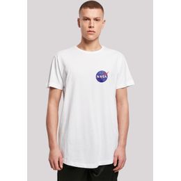 F4NT4STIC Herren T-Shirt "NASA Classic Insignia Chest Logo White", weiß, Gr. XXL, Obermaterial: 100% Baumwolle, Shirts, Herren,Premium