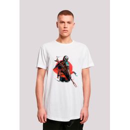 F4NT4STIC Damen T-Shirt "Star Wars The Mandalorian Blaster Rifle", wei&szlig;, Gr. M, Obermaterial: 100% Baumwolle, Shirts, Print